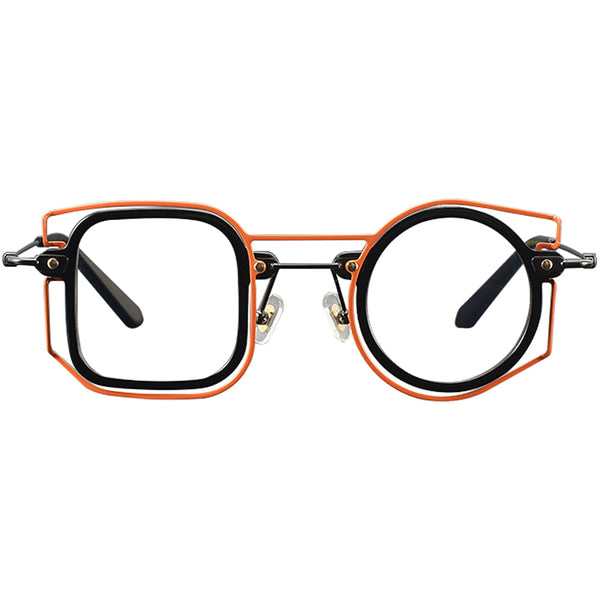 Asymmetrical Square & Circle Glasses Collection | Eyeshells