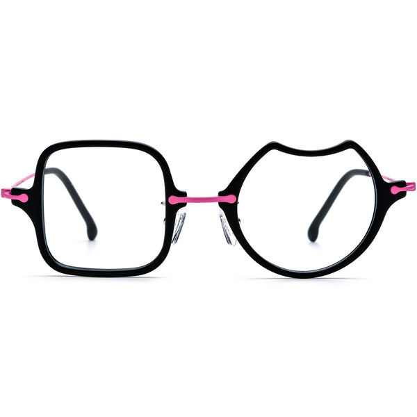 Asymmetrical Square & Circle Glasses Collection | Eyeshells