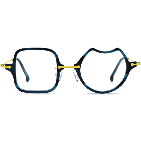 Asymmetrical Square & Circle Glasses Collection | Eyeshells